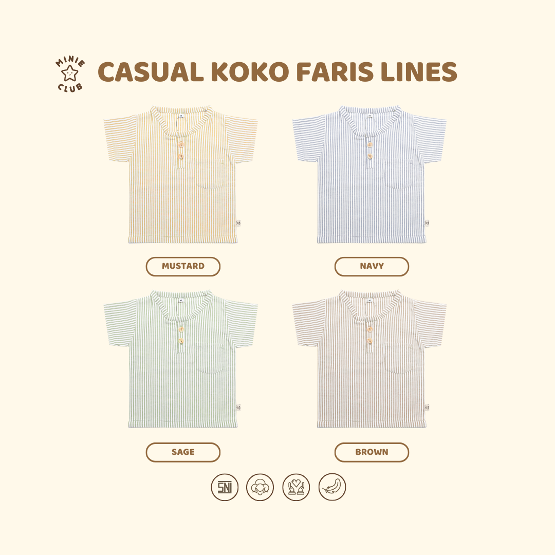 Minieclub Casual Koko Faris Lines – Minieclub